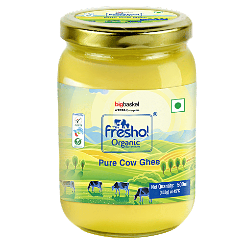 Buy Fresho Organic Cow Ghee 500 Ml Online At Best Price of Rs 459 ...