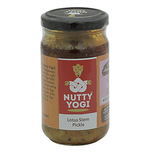 Buy Nutty Yogi Pickle Lotus Stem 200 Gm Online At Best Price of Rs 149 ...