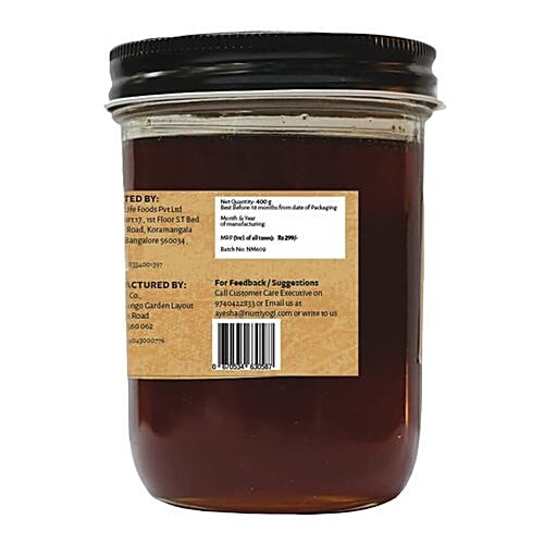 Buy Nutty Yogi Honey Dark Multi Flora 400 Gm Online At Best Price ...