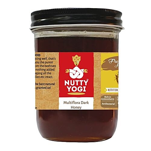 Buy Nutty Yogi Honey Dark Multi Flora 400 Gm Online At Best Price of Rs ...