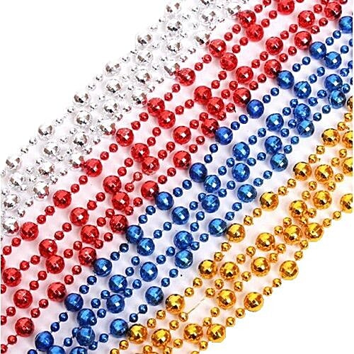 Buy Unique Arts Interiors Festive Decoration Red Plastic 2 Ft Bead ...