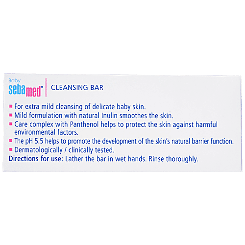 Buy Sebamed Baby Cleansing Bar 150 Gm Box Online At Best Price of Rs ...
