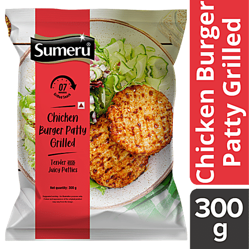 Buy Sumeru Chicken Burger Patty Grilled 318 Gm Online At Best Price of ...