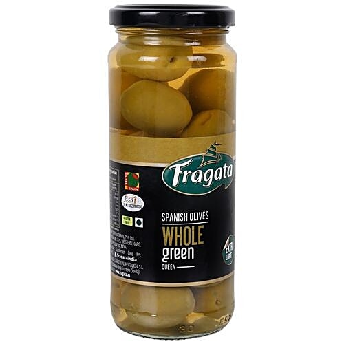 Buy Fragata Spanish Olives Whole Queen 340 Gm Online At Best Price of ...