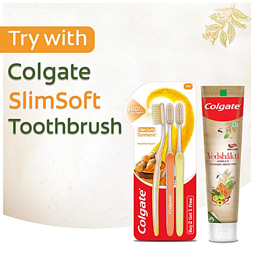 Buy Colgate Toothpaste Swarna Vedshakti Natural 200 Gm Online At Best ...