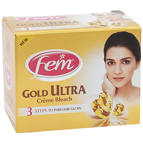 Buy Fem Cream Bleach Gold Ultra 10 Gm Online At Best Price of Rs 39.9 ...