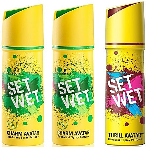 Buy Set Wet Perfume Spray - 2 Charm Avatar + 1 Thrill Avatar Free ...