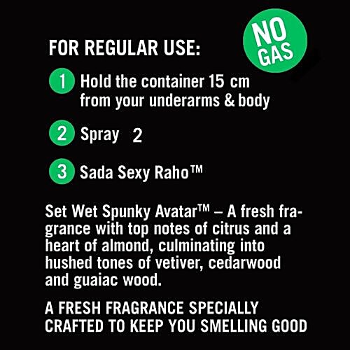 Buy Set Wet Perfume Spray Spunky Avatar 120 Ml Online At Best Price of ...