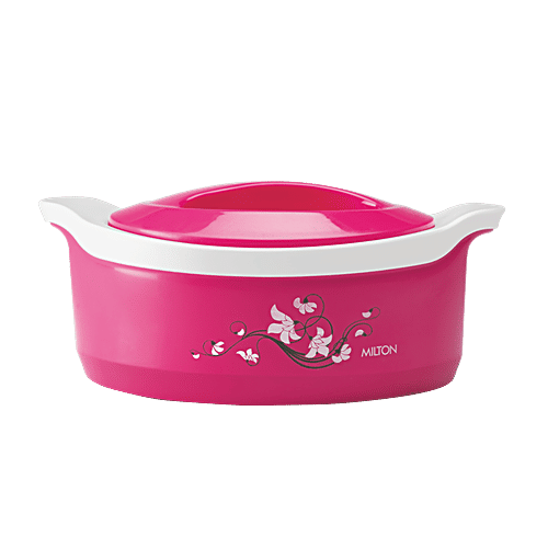 Buy Milton Plastic Insulated Casserole For Roti/Chapati - Pink, Marvel ...