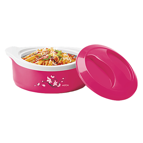 Buy Milton Plastic Insulated Casserole For Roti/Chapati - Pink, Marvel ...