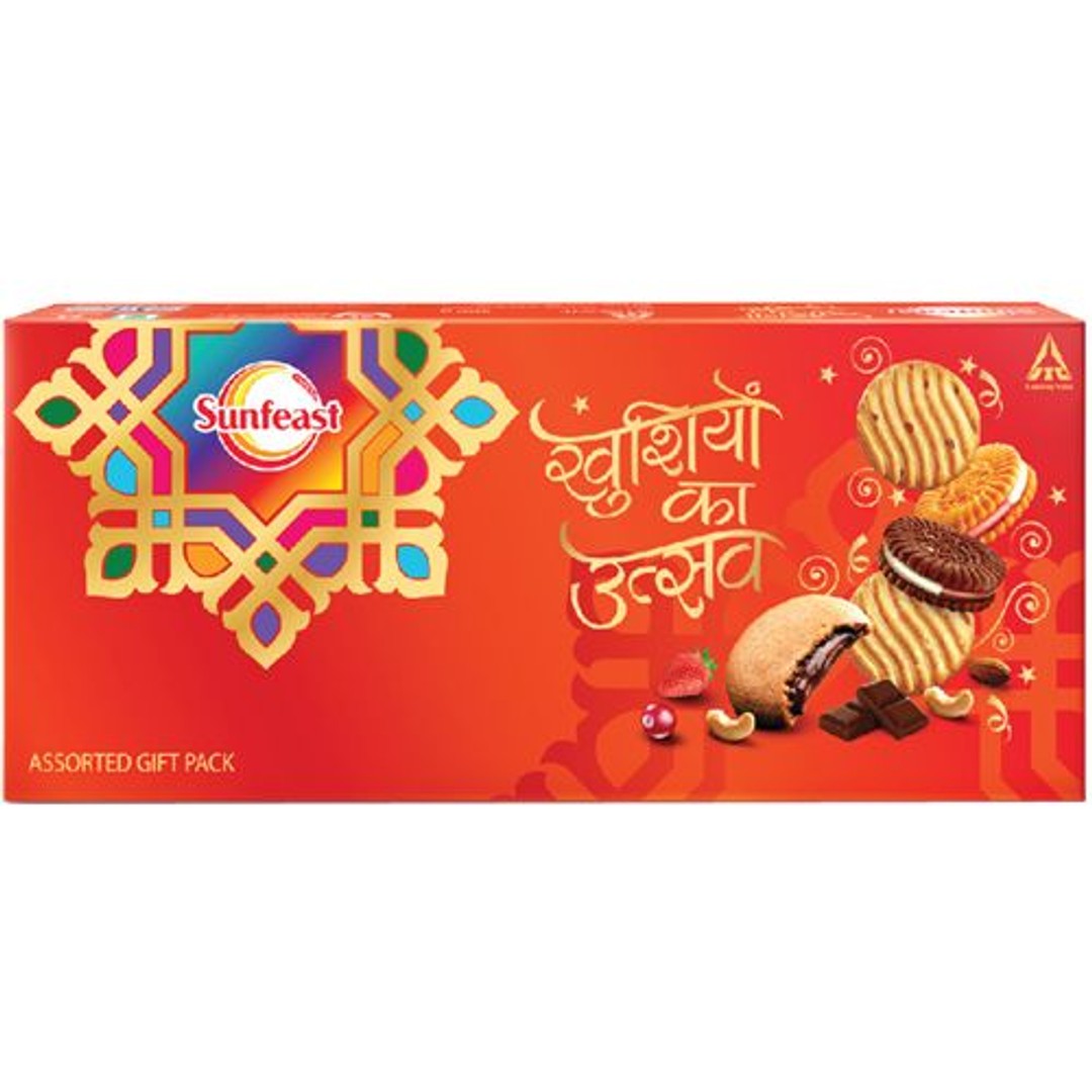 Buy Sunfeast Gift Pack - Assorted Biscuits/Cookies Online at Best Price ...