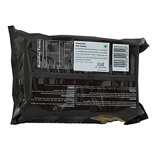 Buy Samudra Lex Cream Sandwich Biscuits Choco Flavour 190 Gm Online At ...