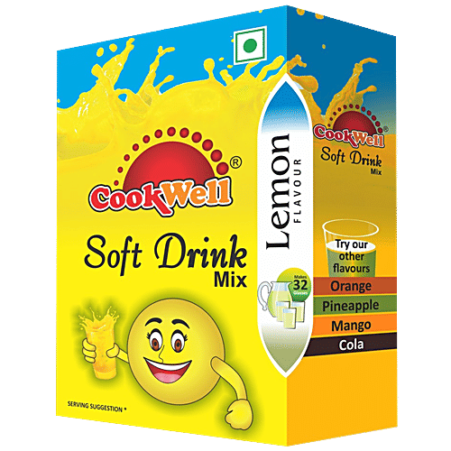Buy Cookwell Soft Drink Mix - Lemon Flavor Online at Best Price of Rs ...