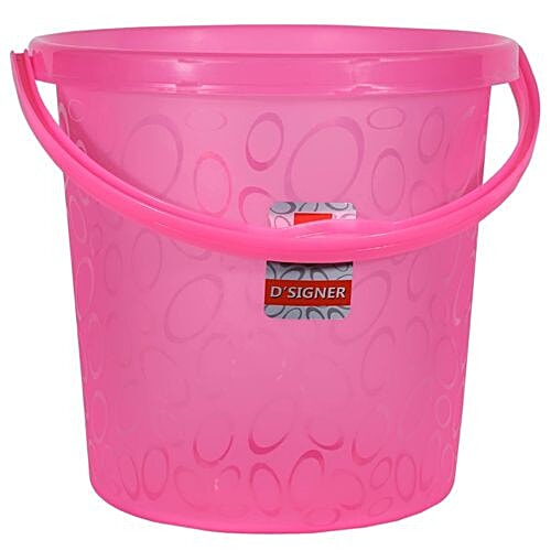 Buy Cello Bucket - Designer, Pink Online at Best Price of Rs 159 ...