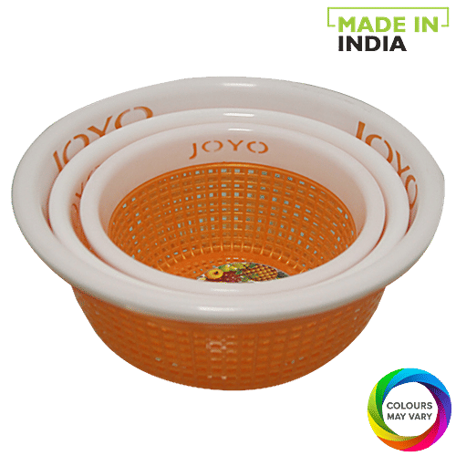 Buy Joyo Fruit Loop Basket Set Utility Assorted 3 Pcs Online At Best ...