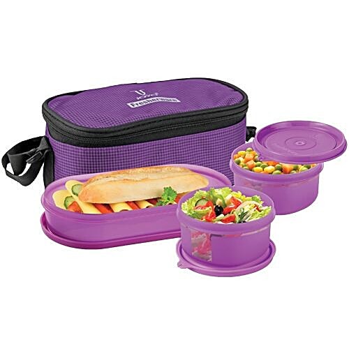 Buy Joyo Fresherware Happy Lunch Box With Bag Assorted 3 Pcs Online At ...