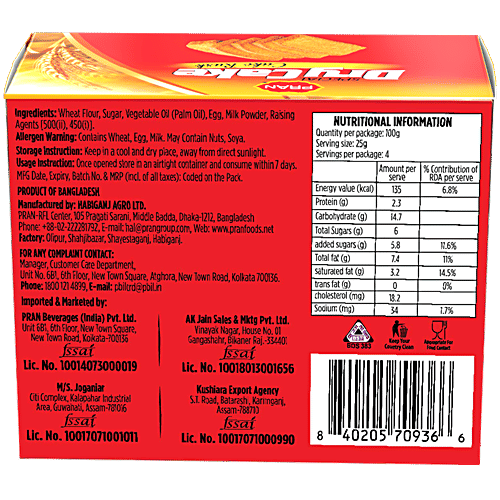 Buy PRAN Rusk - Dry Cake Online at Best Price of Rs 45 - bigbasket