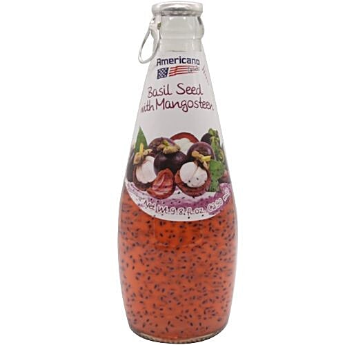Buy Americana Basil Seed Drinks Mangosteen 290 Ml Online At Best Price ...
