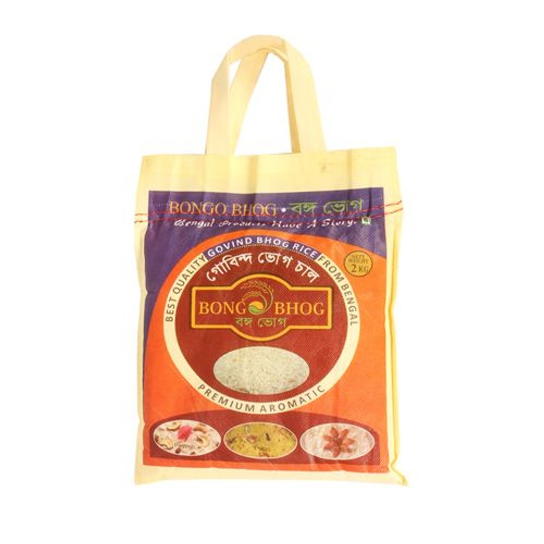 Buy Bongo Bhog Premium Aromatic Govind Bhog Rice 2 Kg Online At Best ...