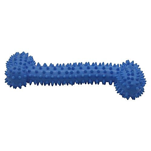 Buy Xing wang Pet Chew Rubber Bone/Toy - With Spikes Paw Print, Big ...