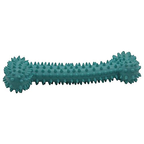 Buy Xing wang Pet Chew Rubber Bone/Toy - With Spikes Paw Print, Big ...