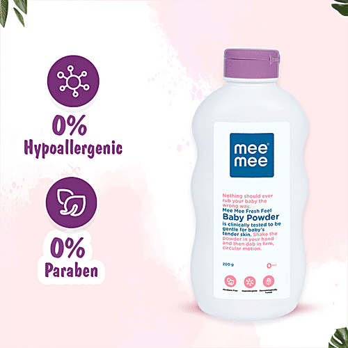 Buy Mee Mee Baby Powder Fresh Feel 200 Gm Online At Best Price - bigbasket