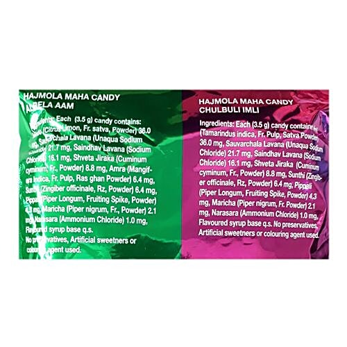 Buy Dabur Hajmola Maha Candy Aamimli 50 Pcs Online At Best Price of Rs ...