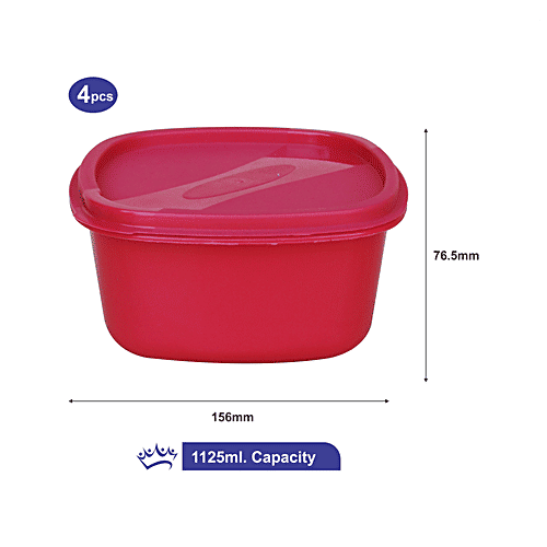 Buy Princeware Square Plastic Container Assorted Online at Best Price ...