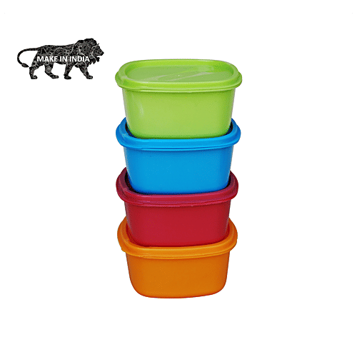 Buy Princeware Square Plastic Container Assorted Online at Best Price ...