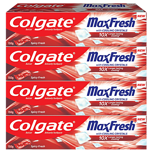 Buy Colgate Maxfresh Toothpaste - Spicy Fresh Online at Best Price of ...