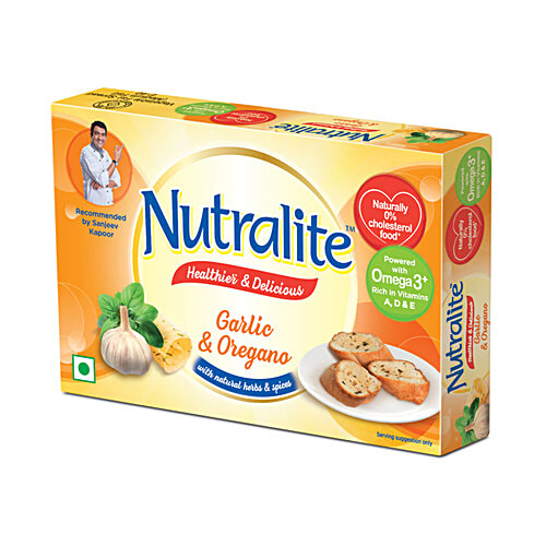 Buy Nutralite Healthy Spread Garlic Oregano With Omega 3 Cholesterol ...