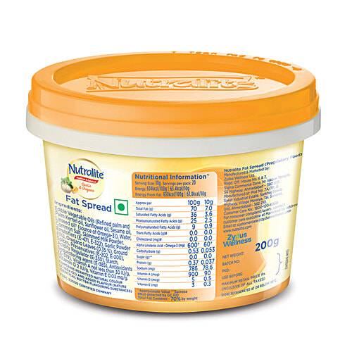 Buy Nutralite Healthy Spread Garlic Oregano With Omega 3 Cholesterol ...