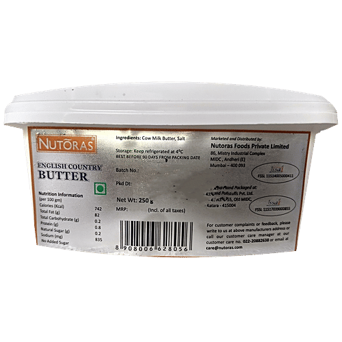 Buy NUTORAS English Country Butter Online at Best Price of Rs 211.50 ...