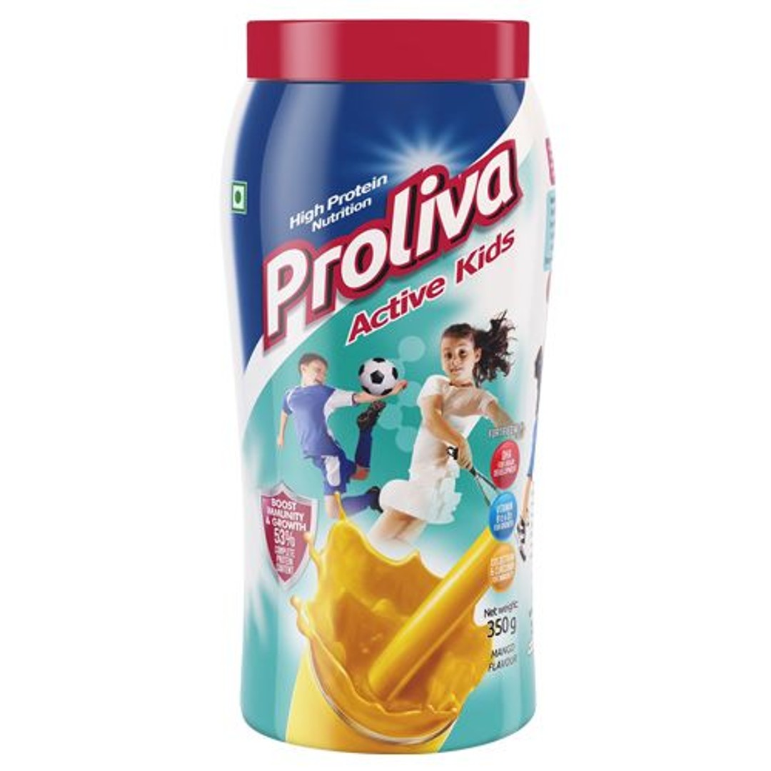 Buy Proliva High Protein Nutrition - Active Kids, Mango Online at Best ...