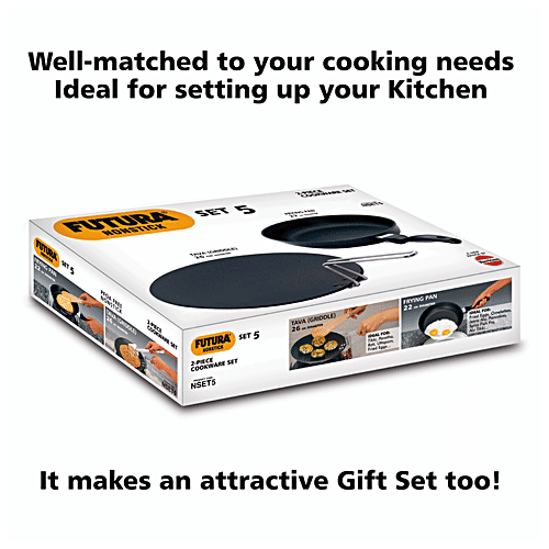 Buy Hawkins Non Stick Cookware Set Futura 2 Pcs Online At Best Price ...