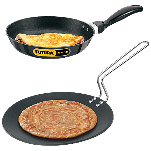Buy Hawkins Non Stick Cookware Set Futura 2 Pcs Online At Best Price of ...