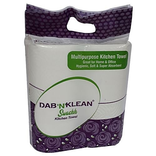 Buy Dab-N-Klean Paper Towel - Kitchen, 2 Ply Online at Best Price of Rs ...