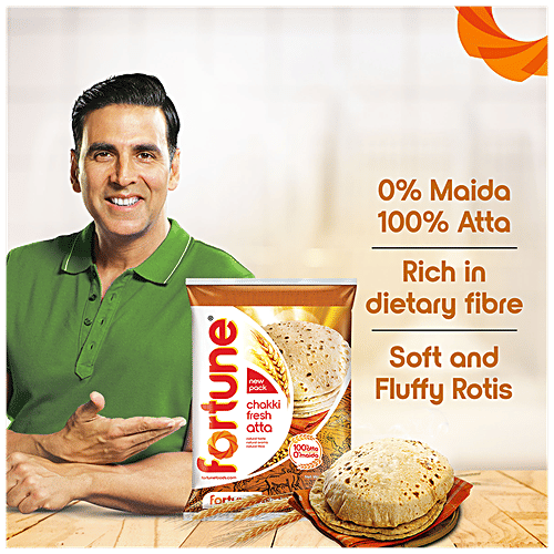 Buy Fortune Chakki Fresh Atta - 100% Atta, 0% Maida Online at Best ...