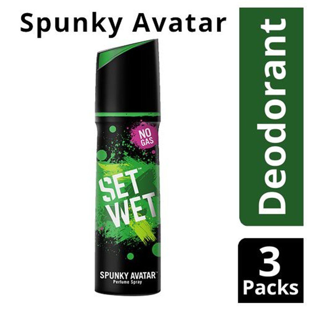 Buy Set Wet Perfume Spray Spunky Avatar 120 Ml Each Online At Best ...