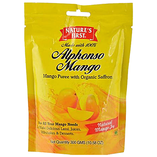 Buy Natures First Puree Alphonso Mango 300 Gm Online At Best Price of ...
