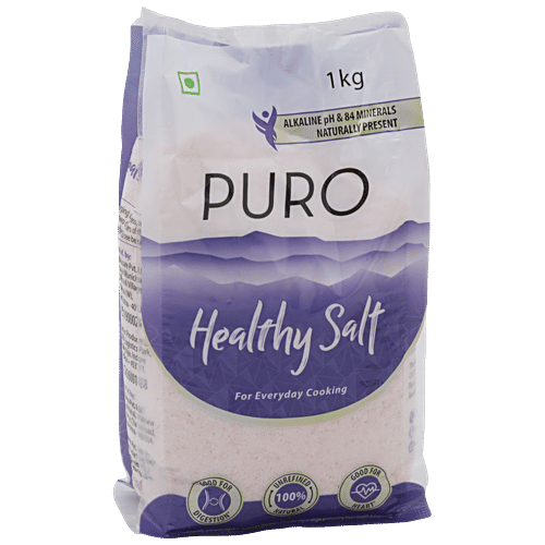Buy Puro Salt Unrefined 100 Natural 1 Kg Online At Best Price of Rs 110 ...