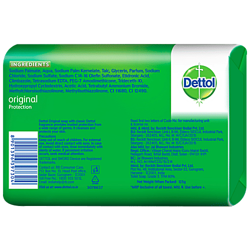 Buy Dettol Soap Original 125 Gm Online At Best Price of Rs 176 - bigbasket