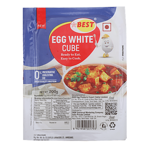 Buy Skm Best Egg White Cube 200 Gm Online At Best Price of Rs 65 ...