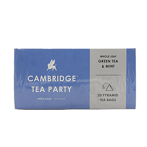 Buy Cambridge Tea Party Green Tea - Mint, Pyramid Tea Bags 20 bags ...