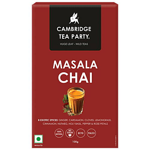 Buy Cambridge Tea Party Tea - 8 Spices Masala Chai, Natural Care Tea ...