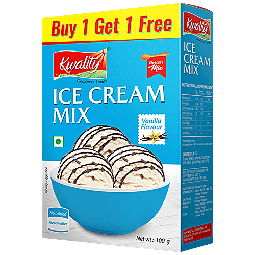 Buy Kwality Ice Cream Mix - Vanilla Flavour Online at Best Price of Rs ...