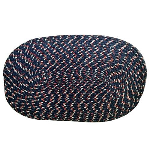Buy Aarika Door Mat Round Cotton Medium Assorted Colour 1 Pc Online At ...