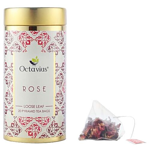 Buy Octavius Green Tea Rose Whole Leaf 20 Bags Online At Best Price of ...