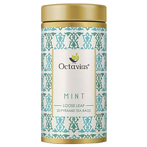 Buy Octavius Green Tea Mint Whole Leaf 20 Bags Online At Best Price of ...