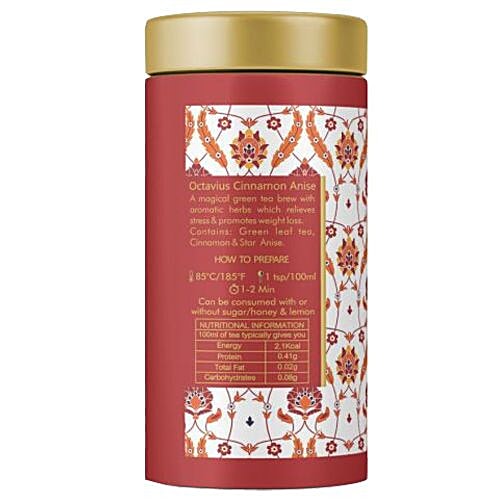 Buy Octavius Green Tea Cinnamon Anise Whole Leaf 100 Gm Online At Best ...